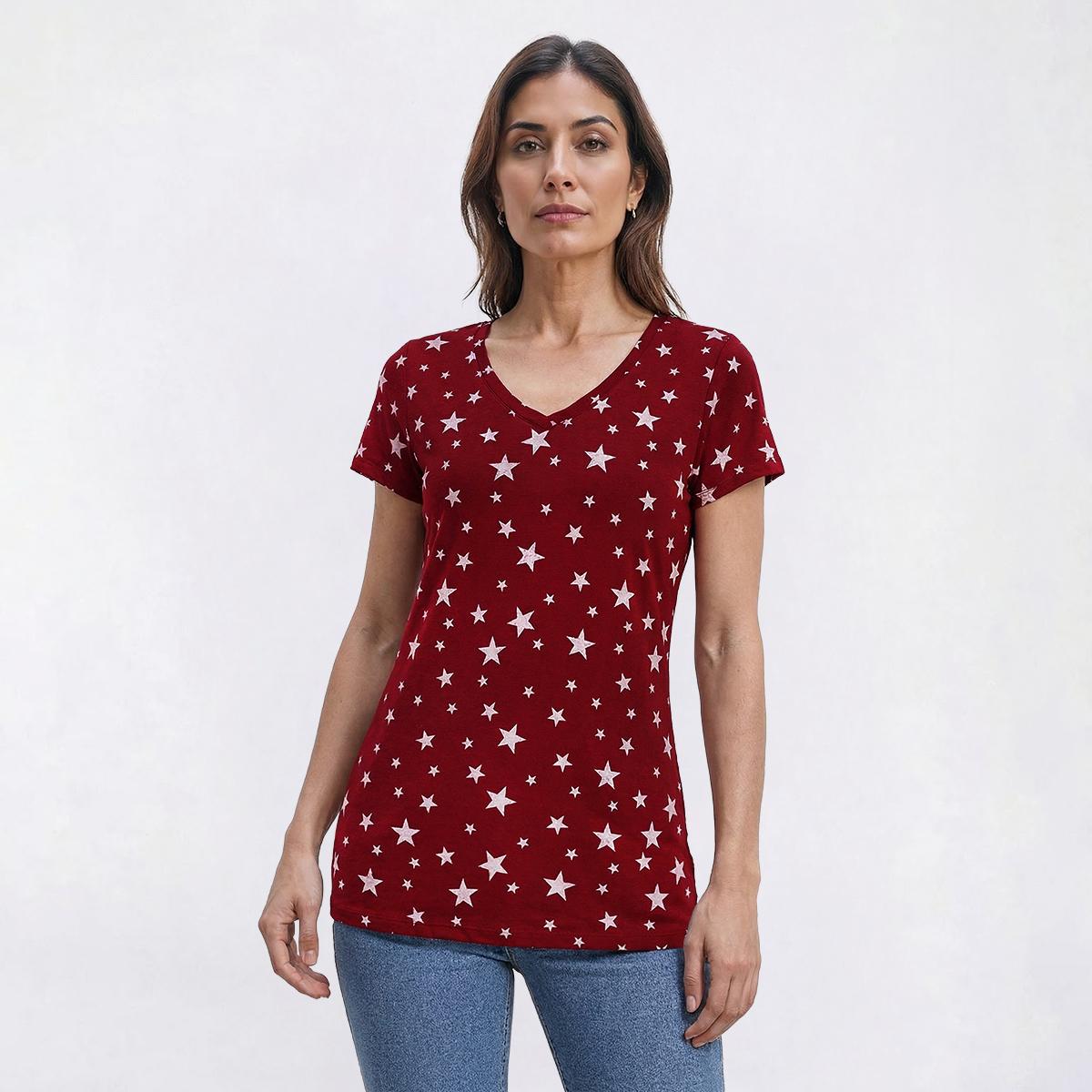 Click here for Petite Architect(R) Short Sleeve Stars Tee prices